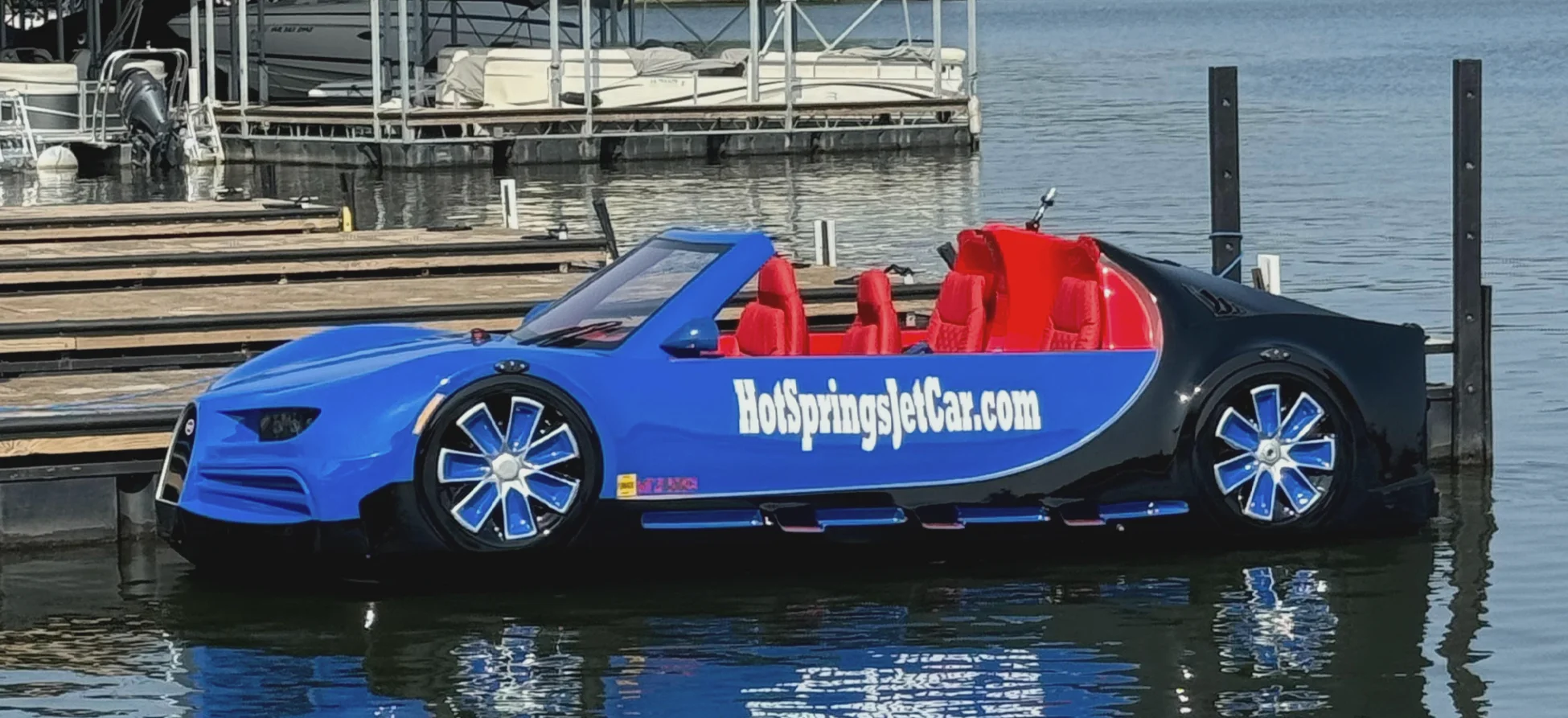 Hot Spring Bugati-Style Jet Boat Rental | Hot Springs Jet Car